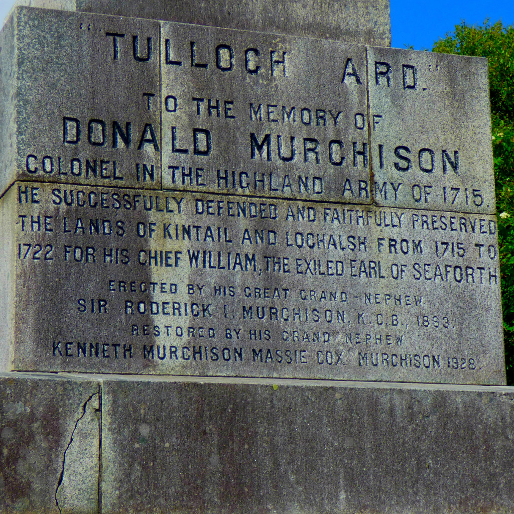 Scotland – Friday: The Murchison Monument and Balmacara Square. – aspiblog