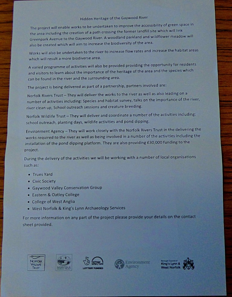 The Gaywood River – aspiblog